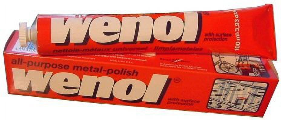 Wenol Metal Polish - 20 100ml (3.98oz) Tubes (One Case - 20 Tubes ...