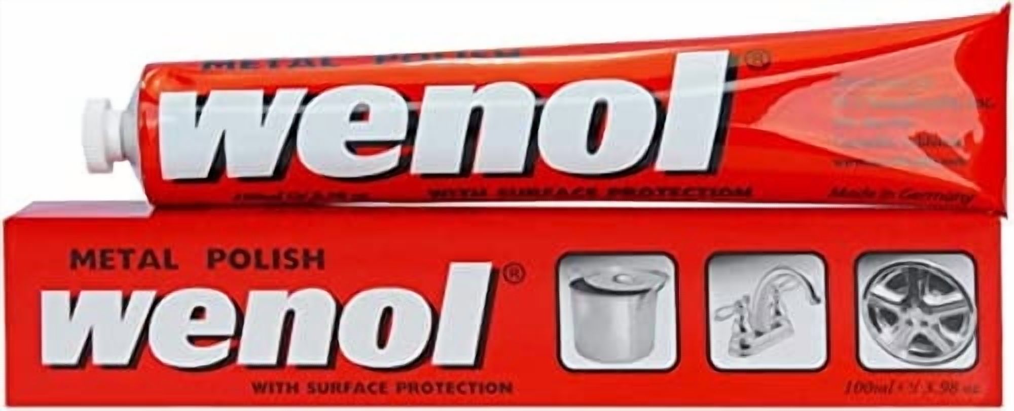 Wenol Silver Polish Polishes & Preserves Metal and Non-Metal Surfaces ...
