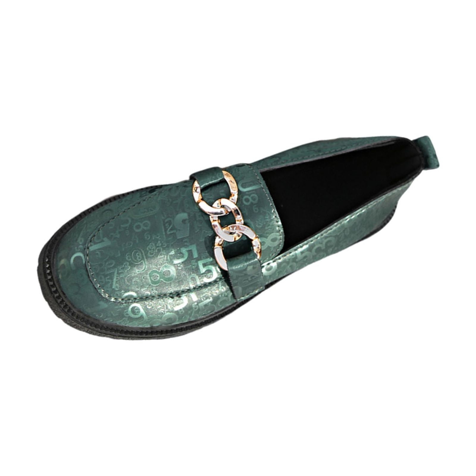 Wensltd Fall Low Heel Loafer for Women Versatile Solid Color ...