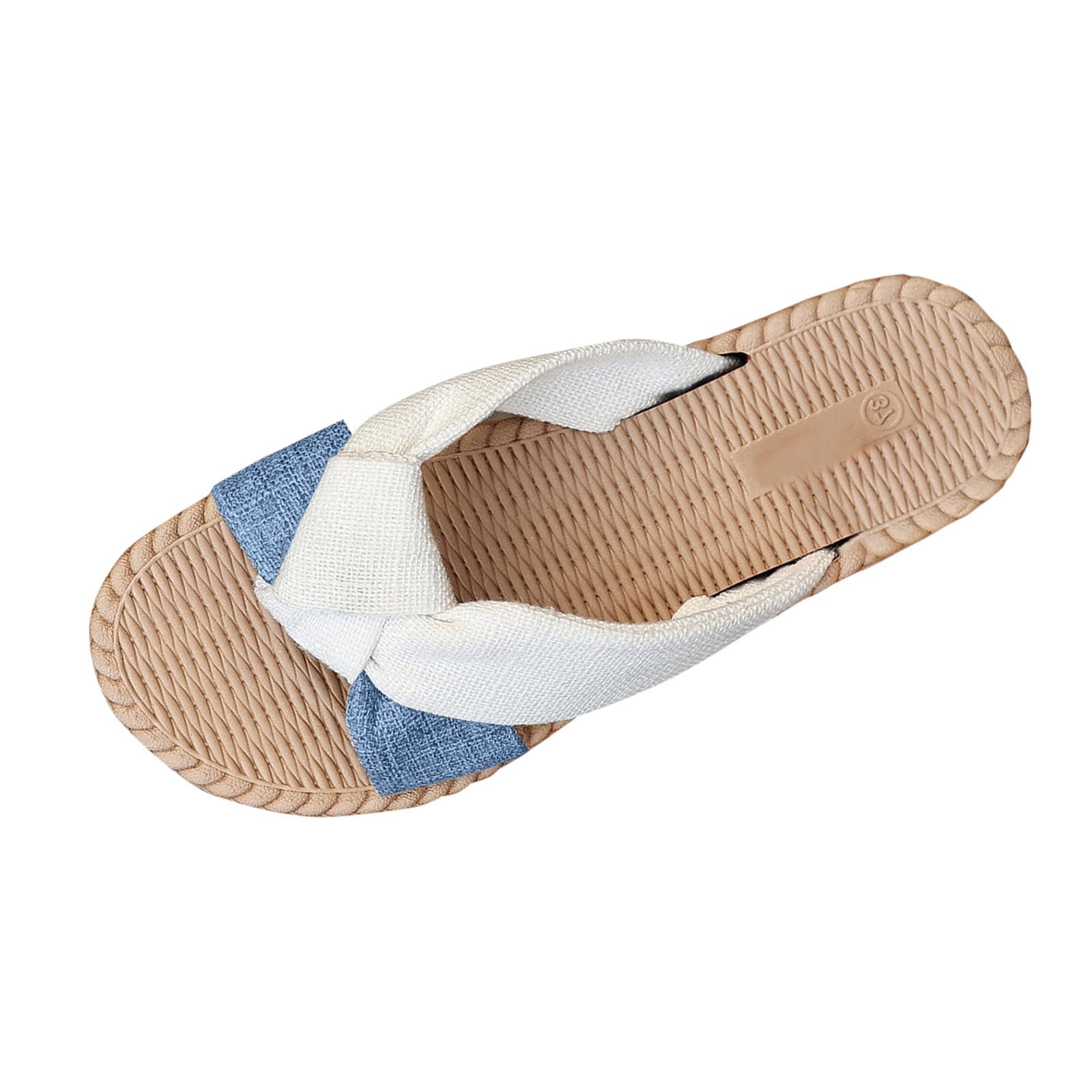 Wensltd Flat Sandals Women Elegant Sandals Cloth Upper Open Toe Soft ...
