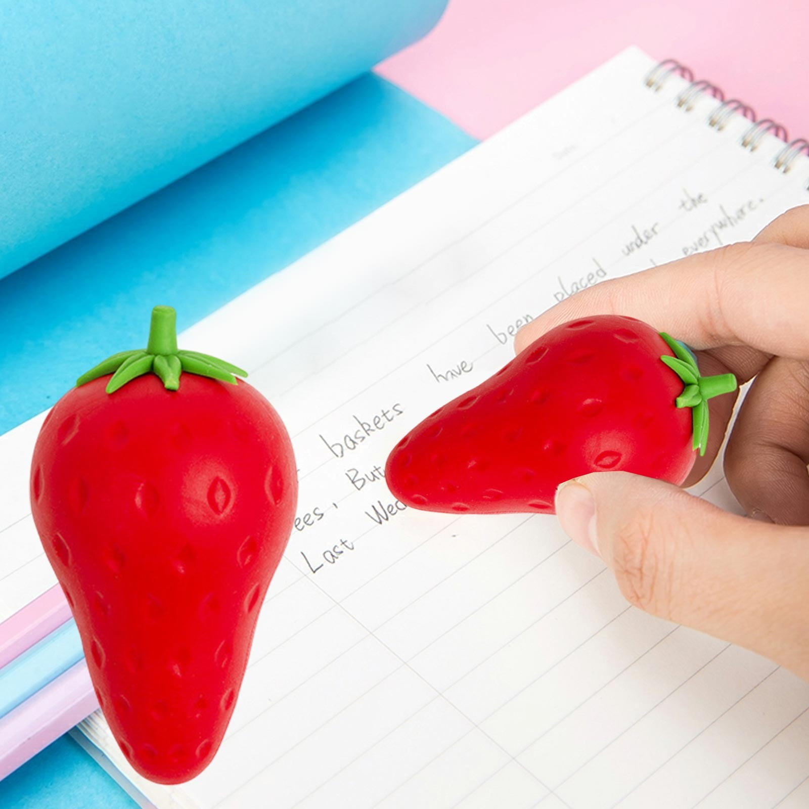 Wensltd New Arrival Fruit Carrot Eraser Cute Eraser Clean And Traceless ...