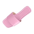 Wensltd Walking Sandals for Women Casual Flat Slides Soft Lightweight ...
