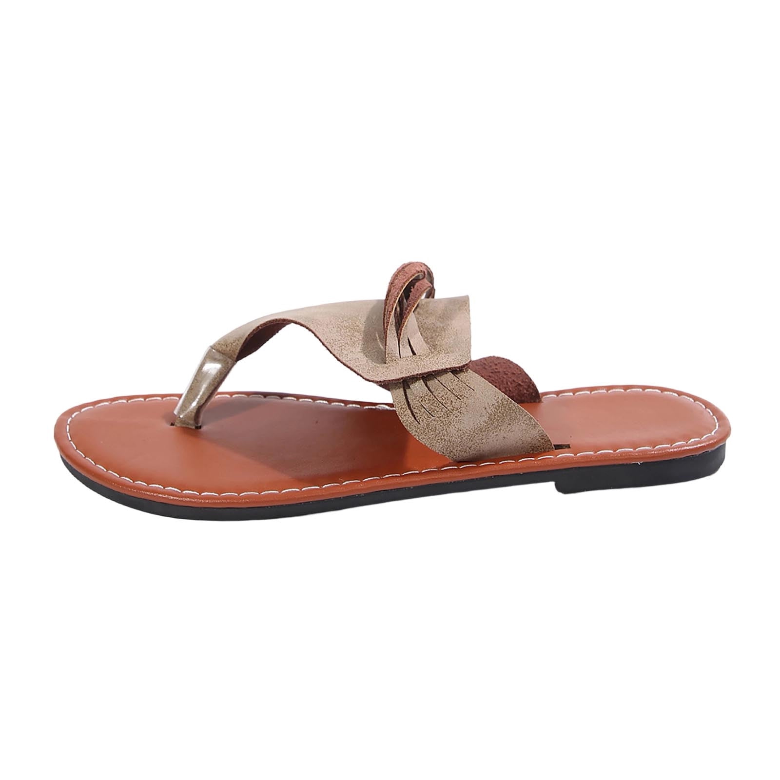 Wensltd Women Casual Sandals Thong Sandals Soft Lightweight All Season ...