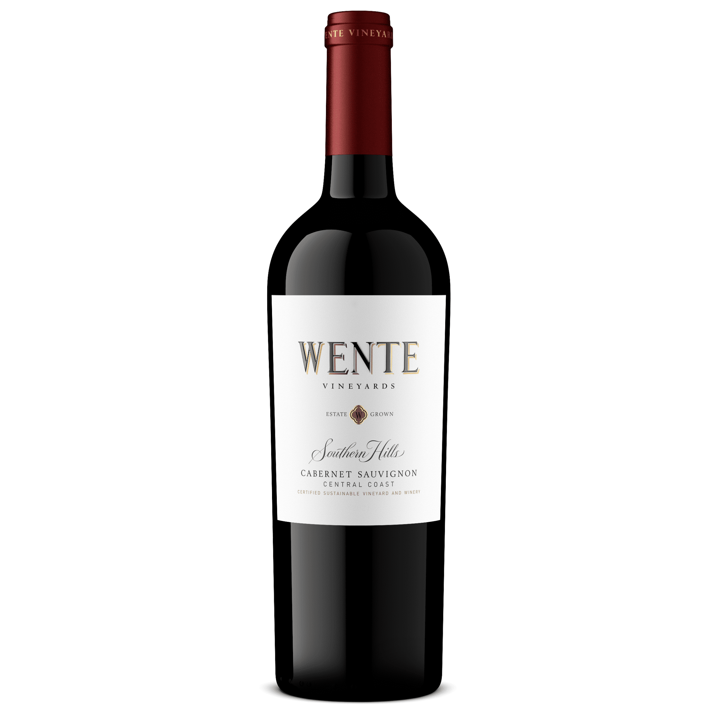 Wente Vineyards Southern Hills Cabernet Sauvignon California Red Wine, 750 ml Bottle, 14% ABV ...