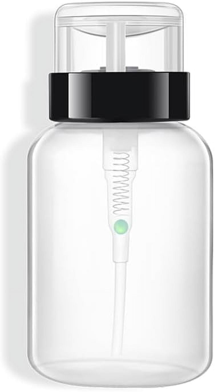 Wentin 200ml Push Down Dispenser Nail Polish Remover Pump Empty Bottle ...