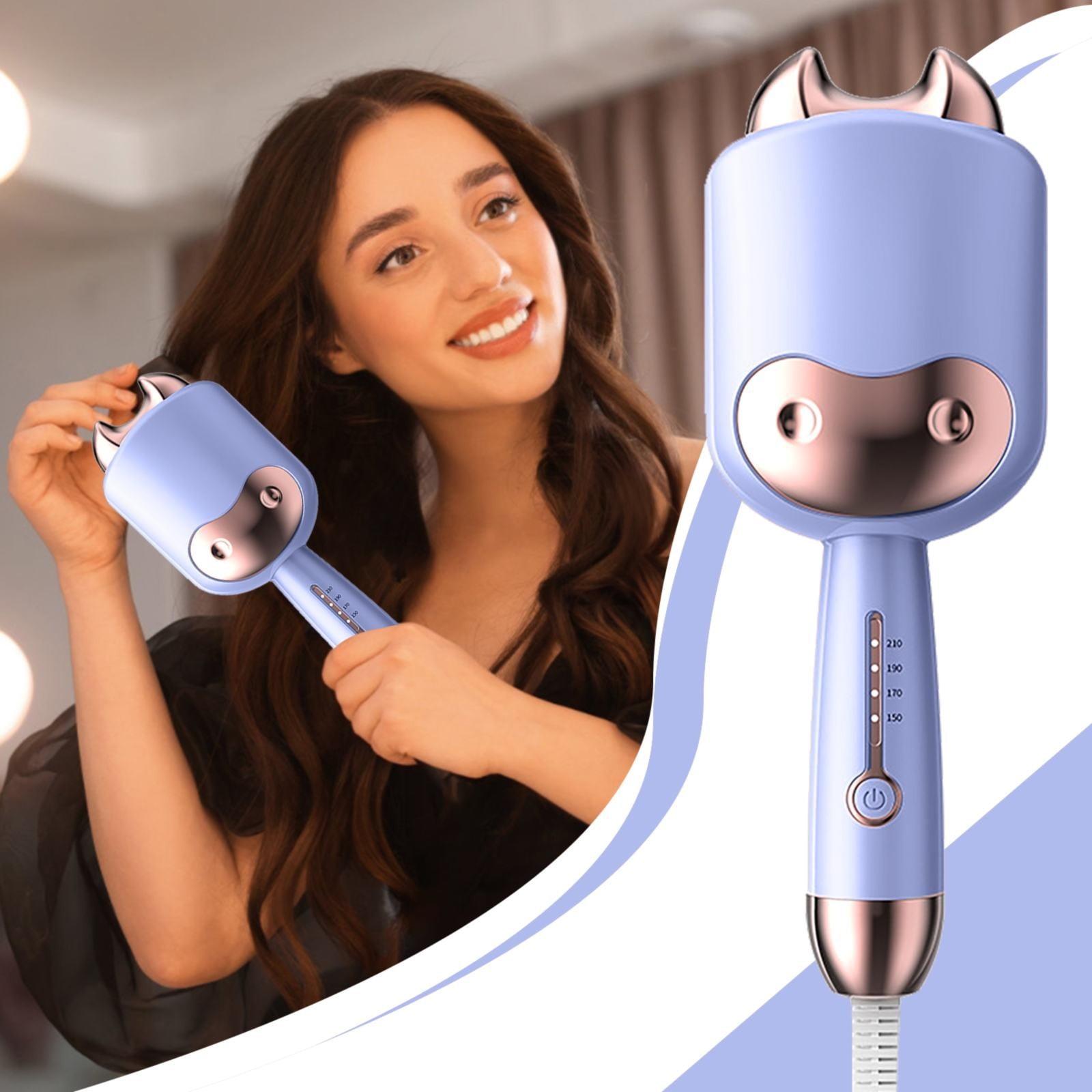 Wentin Anti Scald Hair Crimper Wavy Hair Curler For Women Fast Heating ...