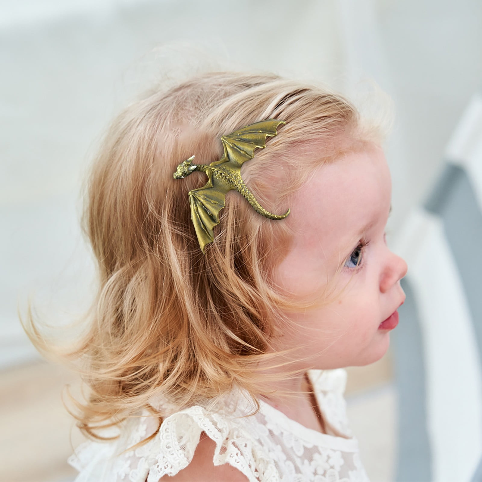 Wentin Baby Dragon Hair Clip Handmade Resin Dragon Hair Clips Cute Baby ...