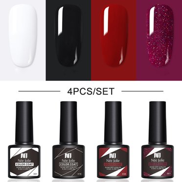 Candy Lover Gel Nail Polish Set, 6 Colors Lavender Pink Purple Gel ...