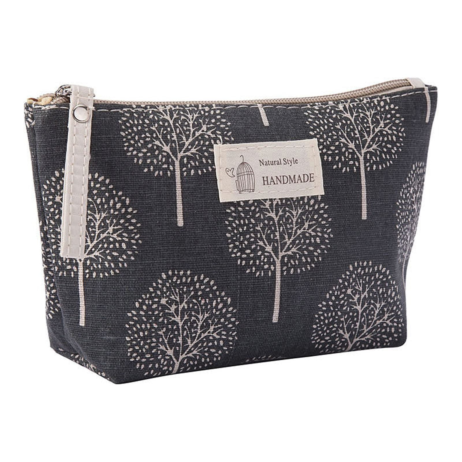 Wentin - Cosmetic bag for Woman Travel Makeup Bag Boho Bohemian Cute Aesthetic Canvas Toiletry ...