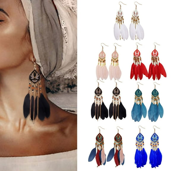 2Pcs Non Piercing Ear Vintage Clip Earrings for Cosplay Fashionable Ear ...