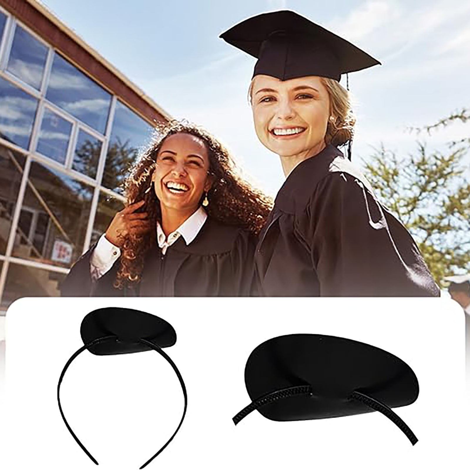 Wentin Graduation Cap Headband Secures Your Grad Cap Upgrade Insert ...