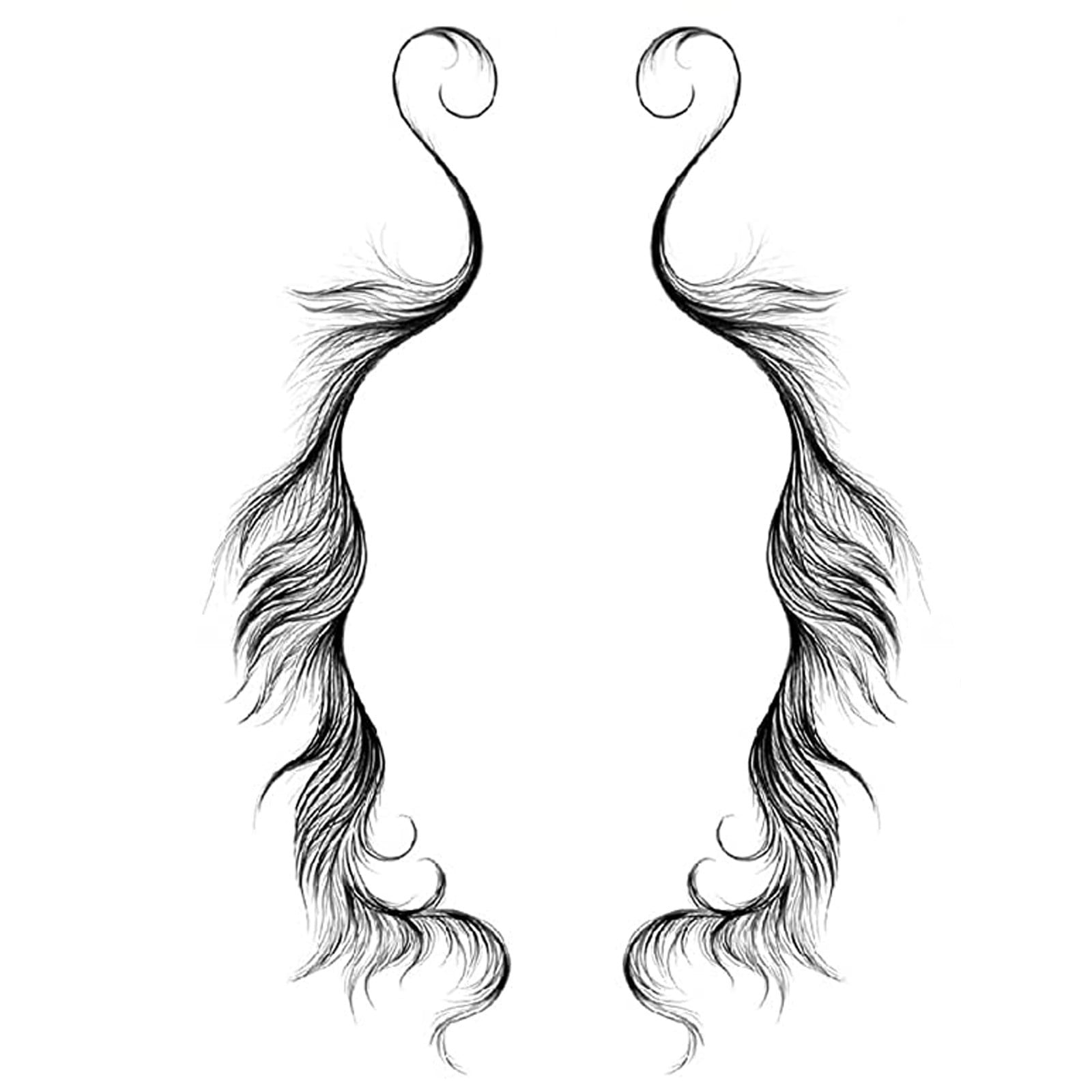 Wentin Hair Edges Stickers Fashion Temporary Tattoos Edges for Hair DIY ...