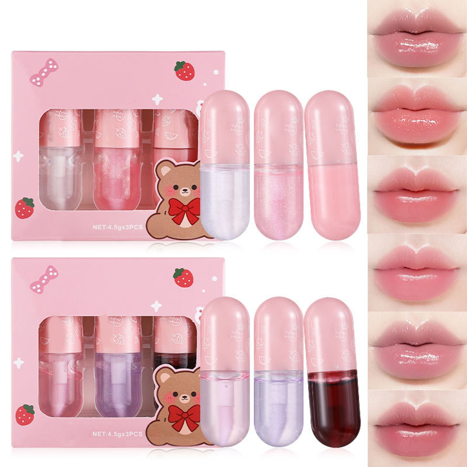 Wentin Lip Butters Clearance! Cute Set Moisturizing Lip Glaze Set Not ...