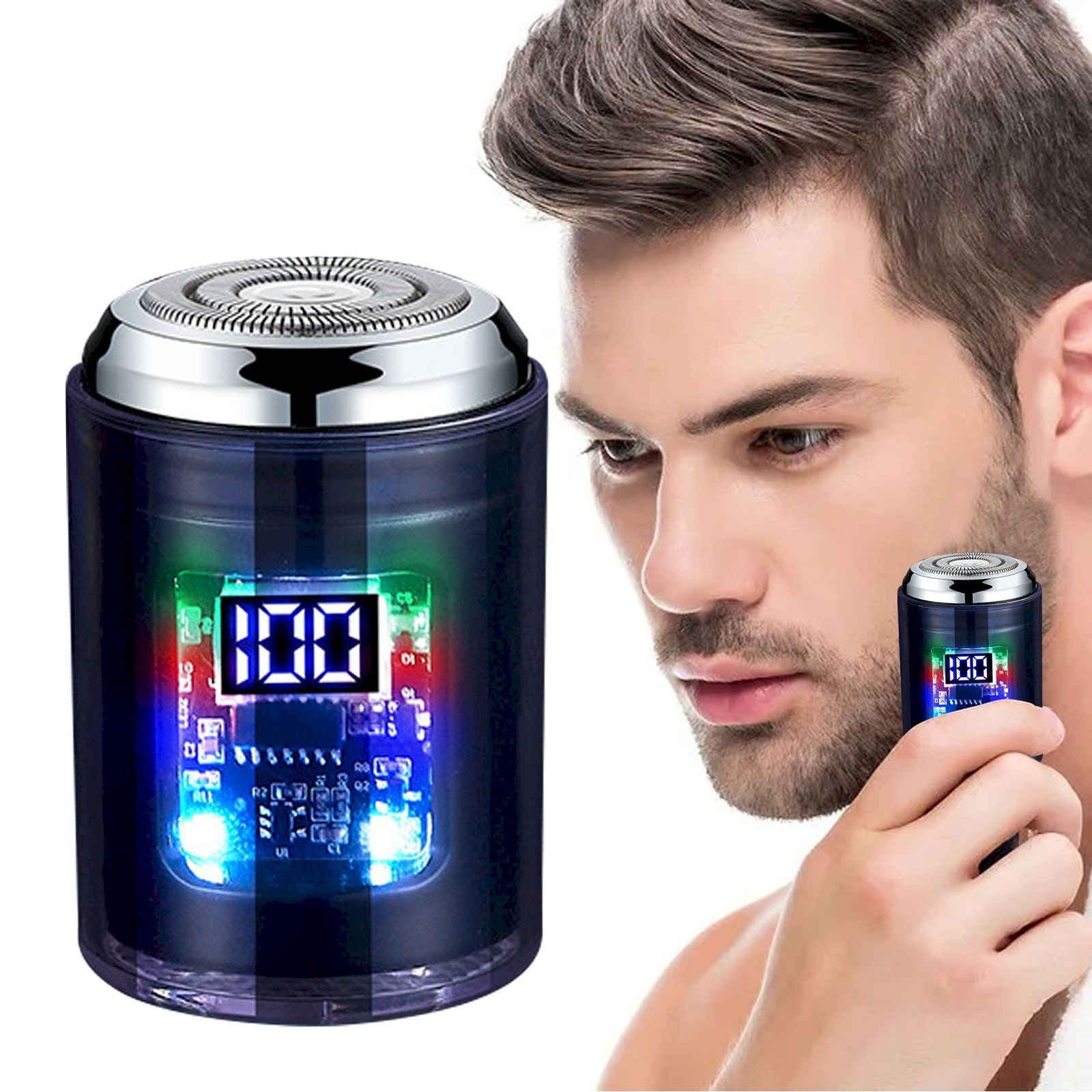 Wentin Mini Trimmer New Portable Powerful Visual Digital Display Shaver ...