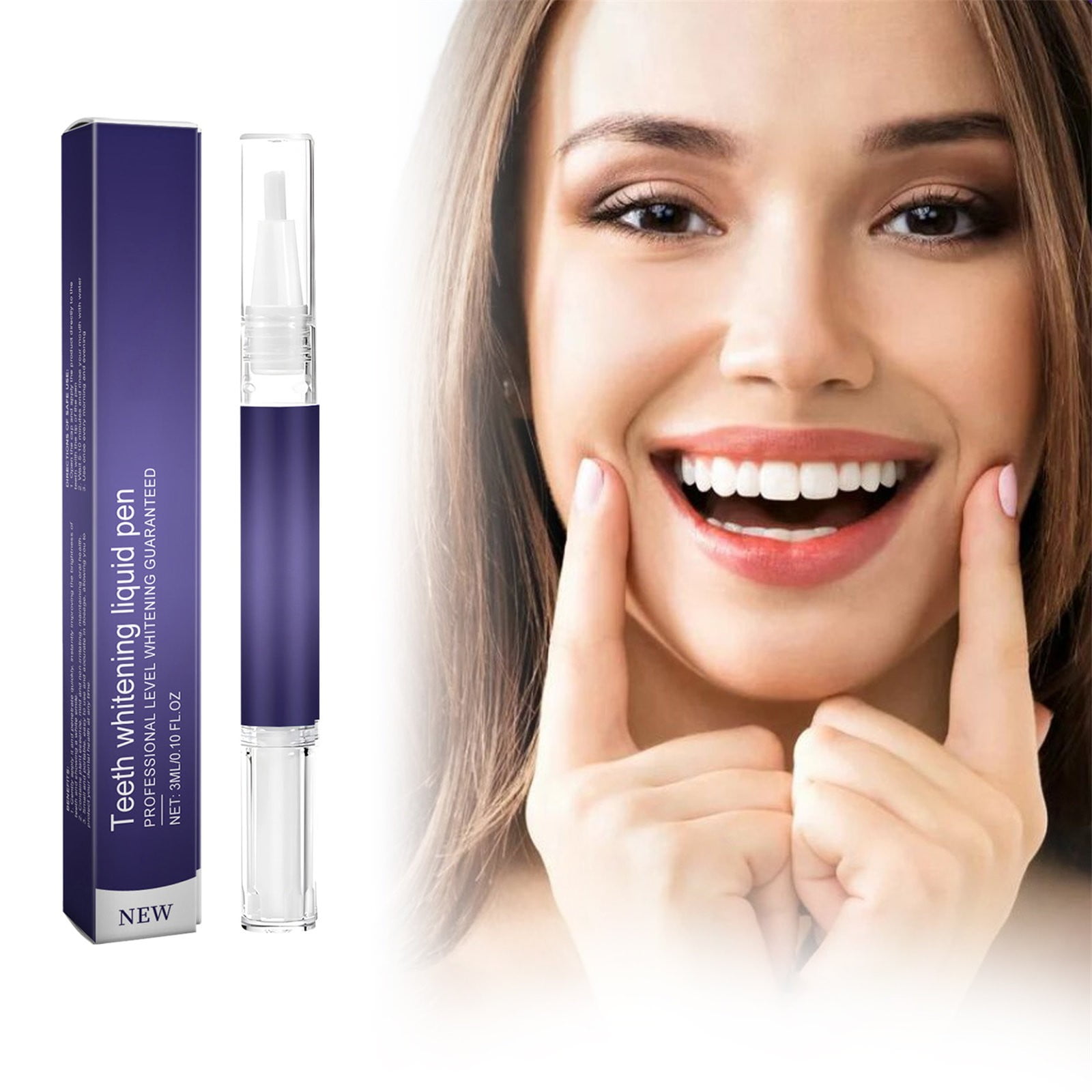 Wentin Purple Pen 3 Packs Purple Teeth Pens Instant Teeth Paint Pens ...