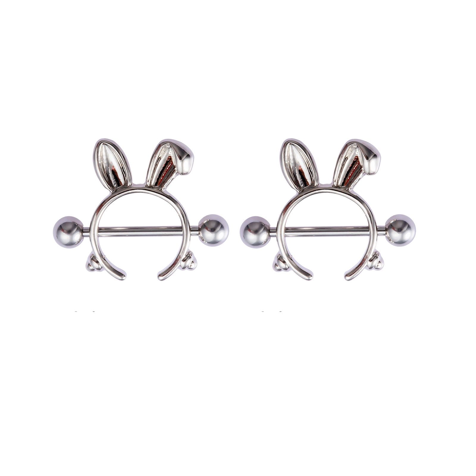 Wentin Reduced Body chain PAIR Nipple Shields Fangs Design Body Jewelry ...