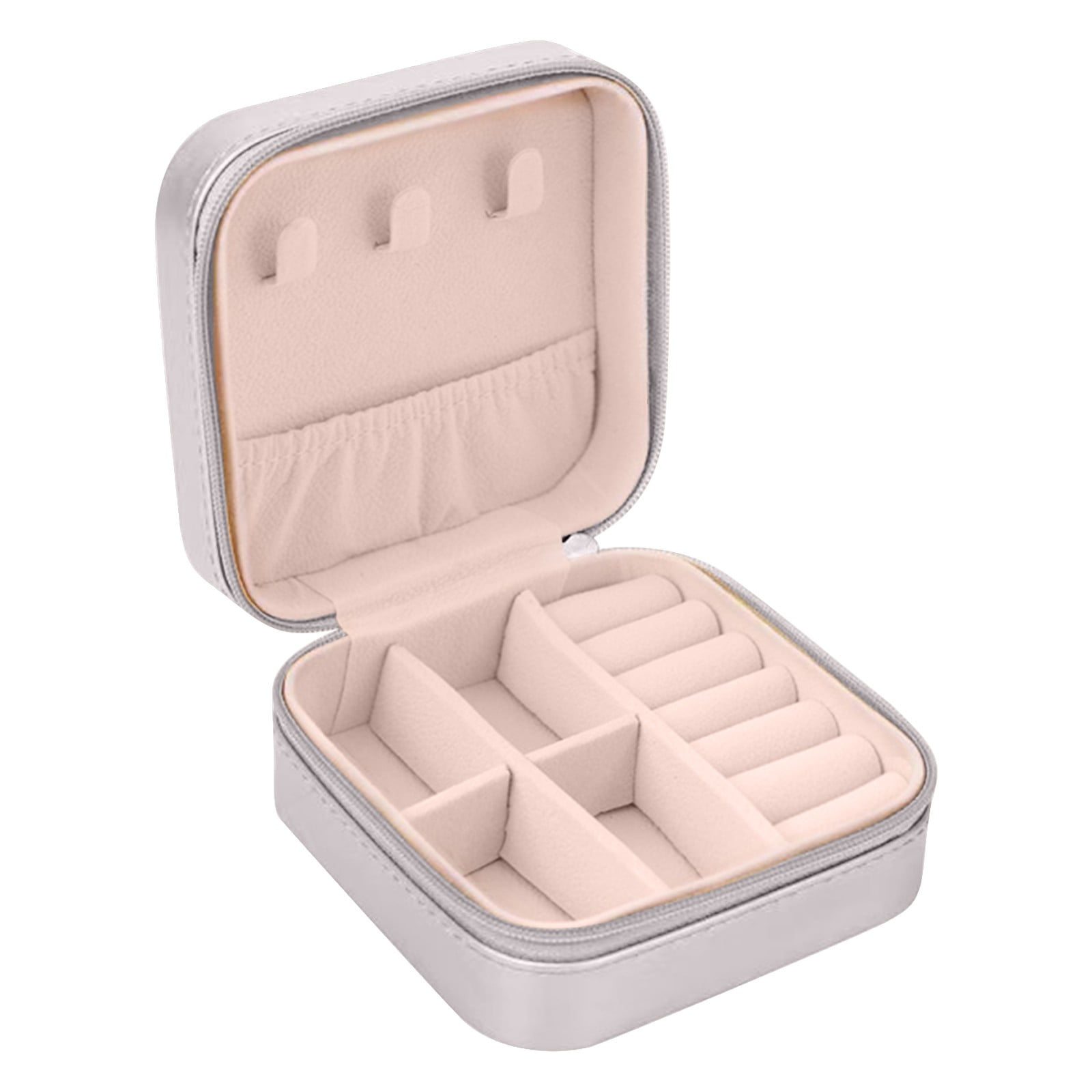 Wentin Reduced Jewelry box Mini Jewelry Travel Case PU Leather Travel ...