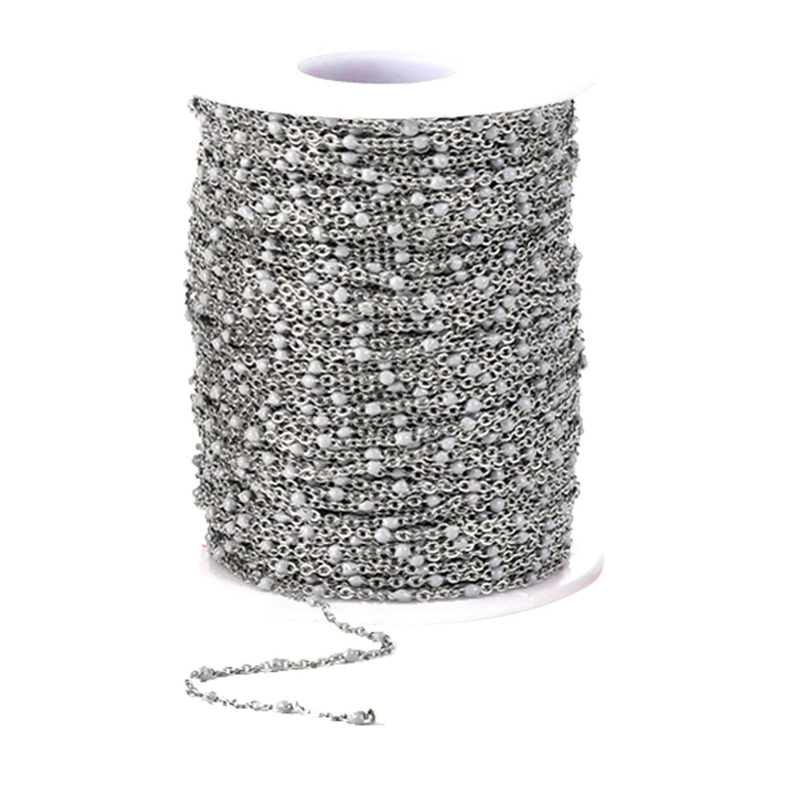 Wentin Reduced Jewelry materials Beading Chain Beaded Rosary Link ...