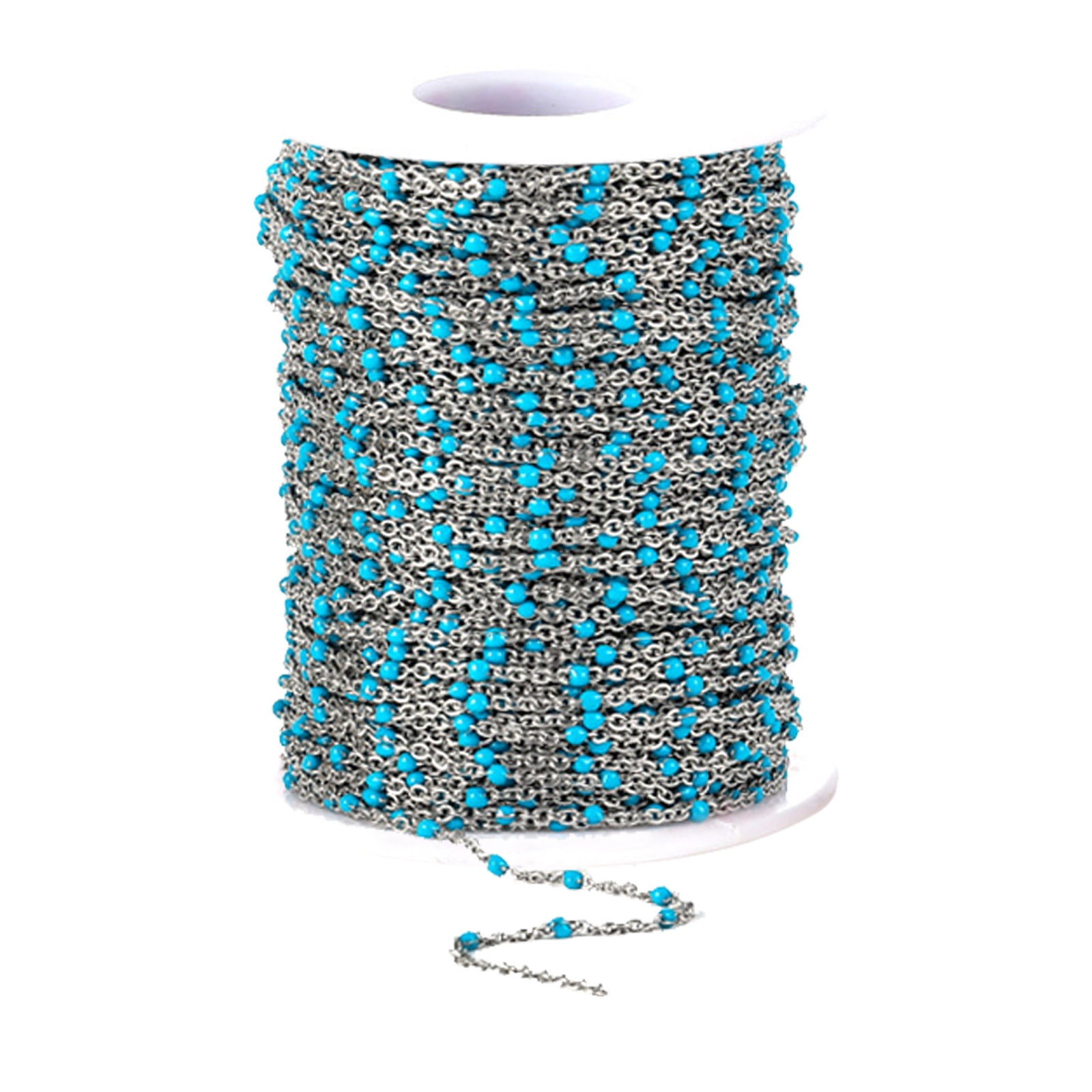 Wentin Reduced Jewelry materials Beading Chain Beaded Rosary Link ...