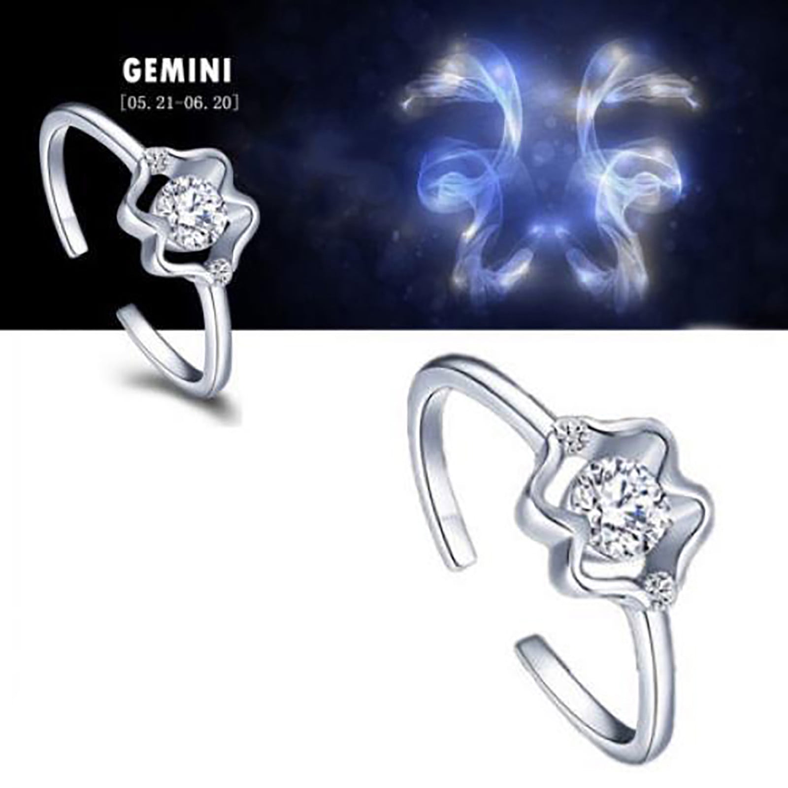 Wentin Reduced Rings Expandable Constellations Finger Rings Jewelry ...