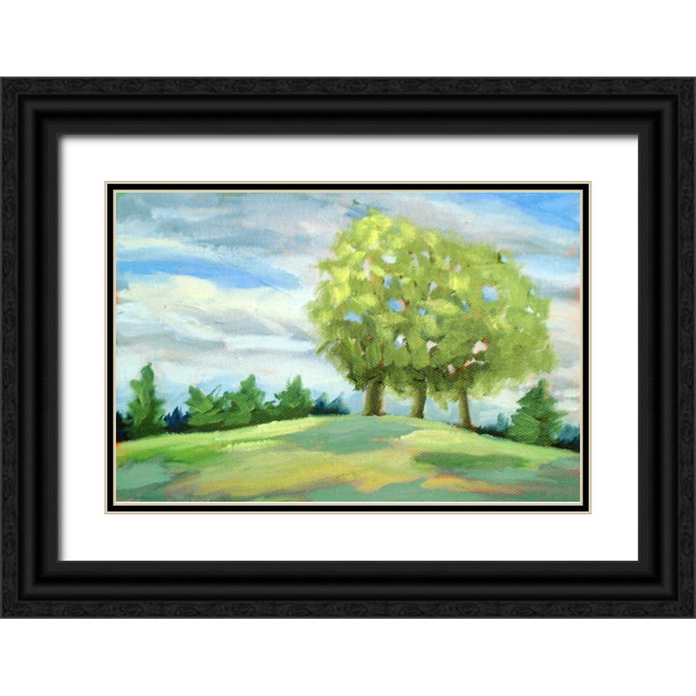 Wentzell, Kristina 24x17 Black Ornate Wood Framed with Double Matting ...