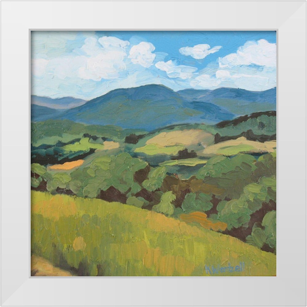 Wentzell, Kristina 26x26 White Modern Wood Framed Museum Art Print ...