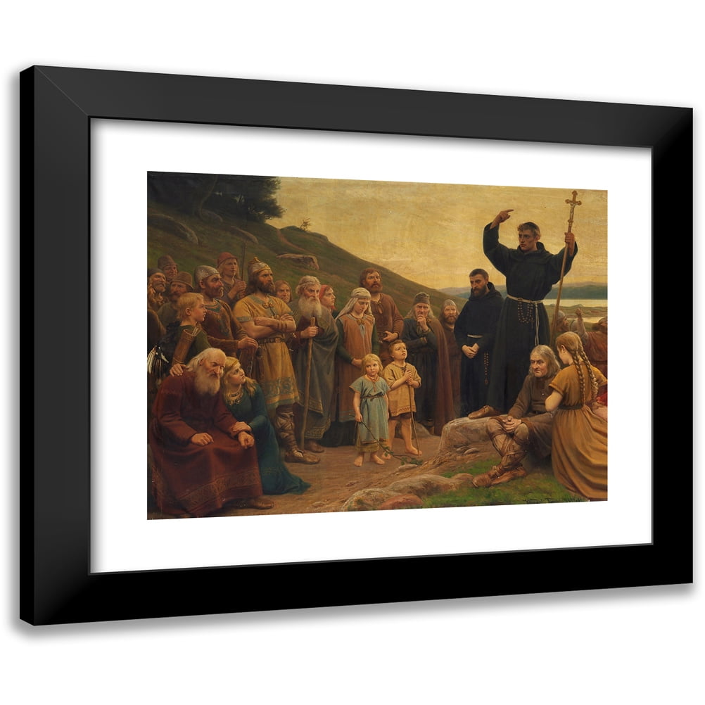 Wenzel Tornøe 18x15 Black Modern Framed Museum Art Print Titled ...