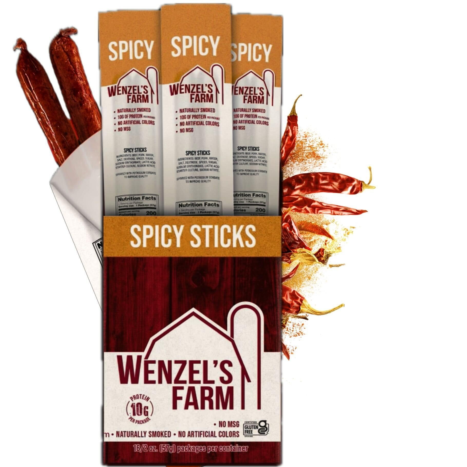 Wenzel’s Farm Spicy Sticks SAF21 │Supports Active Lifestyles ...