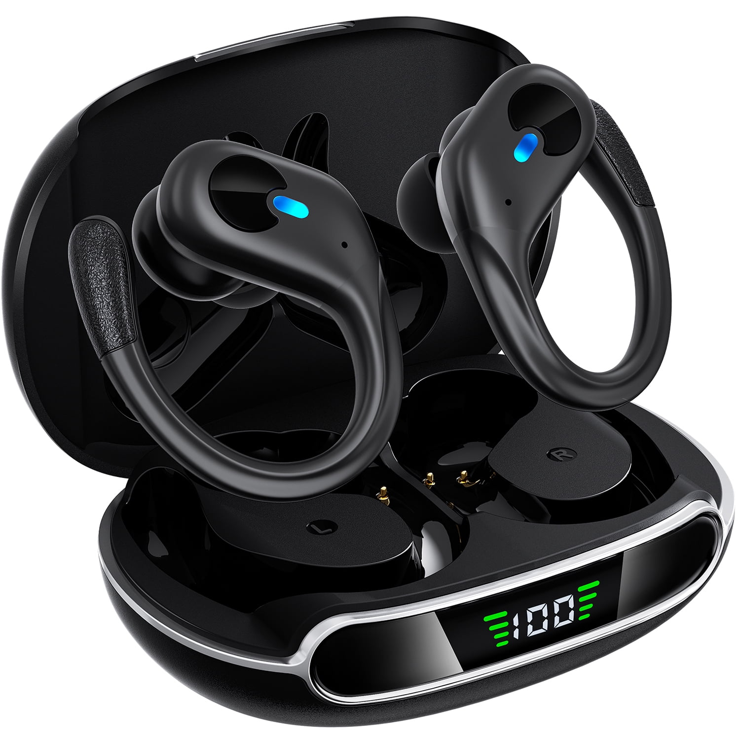 Weofly Triathlon Wireless Bluetooth Earbuds, over Ear Headphones with ...