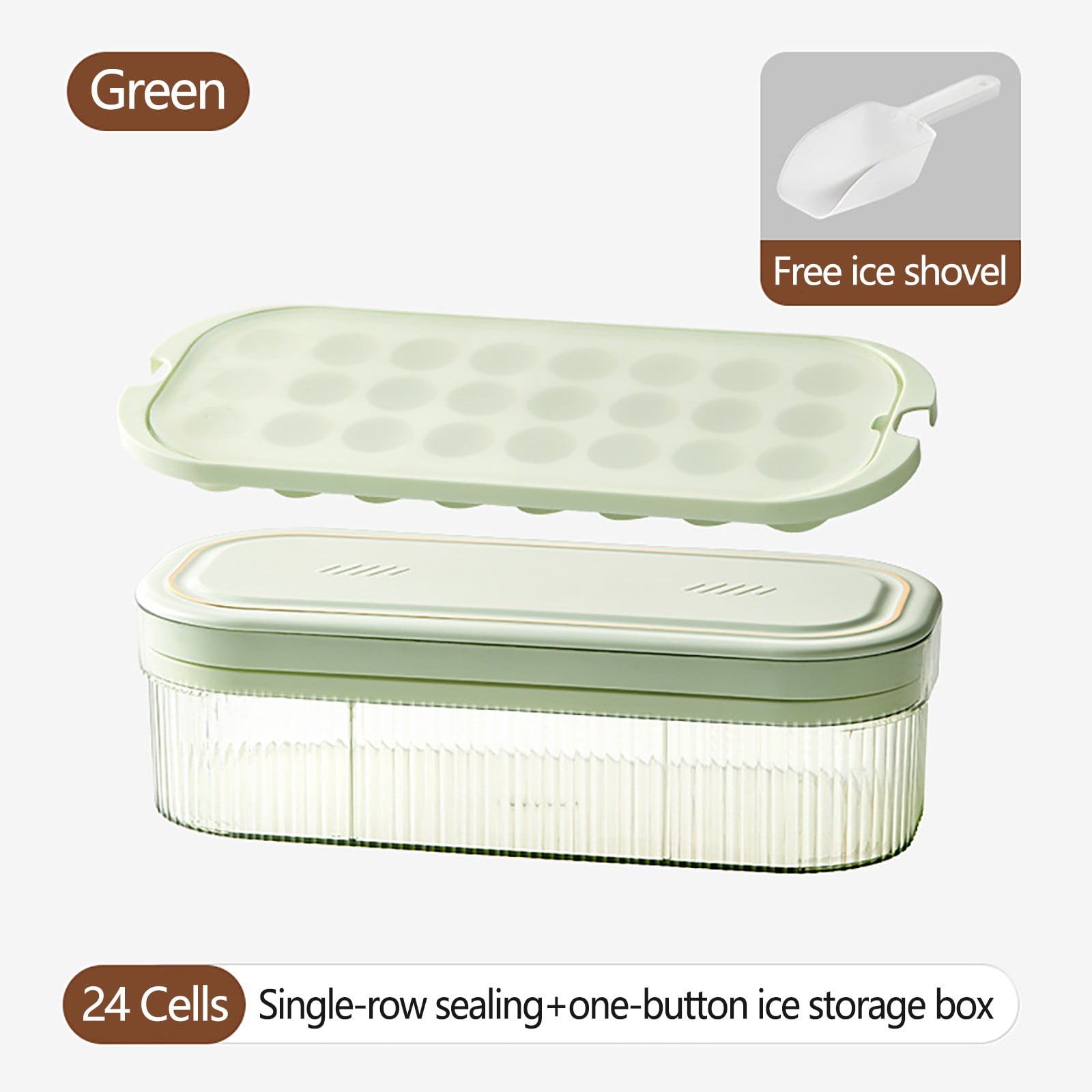 WeowiYief 2023 New Ice Cubes Maker, Ice Cubes Molding Ice Box Small ...