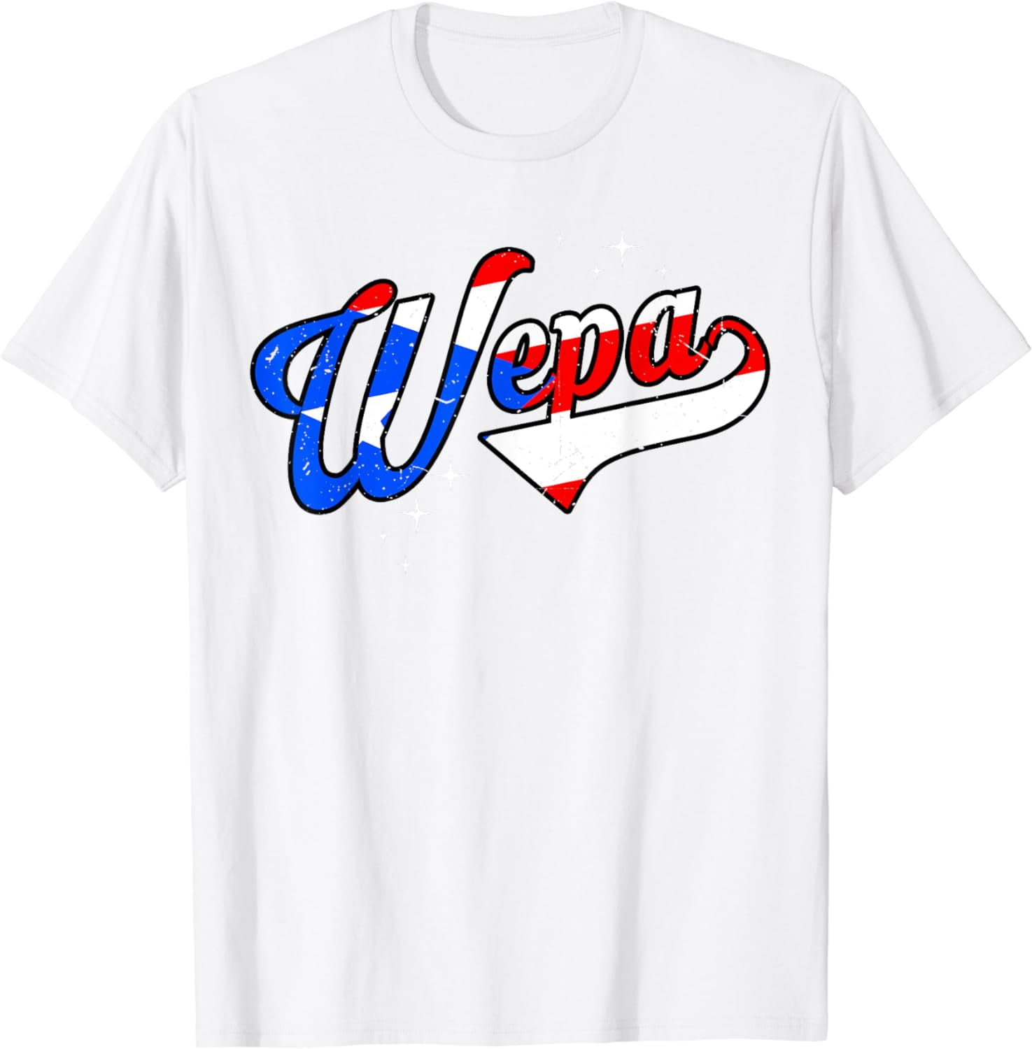 Wepa Hispanic Heritage Month Puerto Rico Flag Boricua Rican T-Shirt - Walmart.com