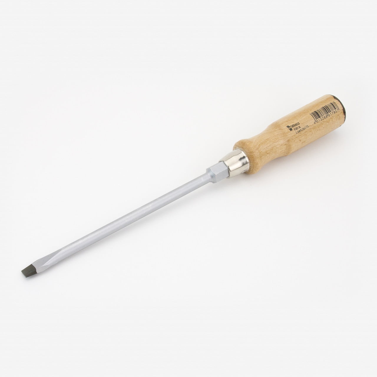 Wera 018025 9 x 175mm Wooden Handle Slotted Screwdriver - Walmart ...