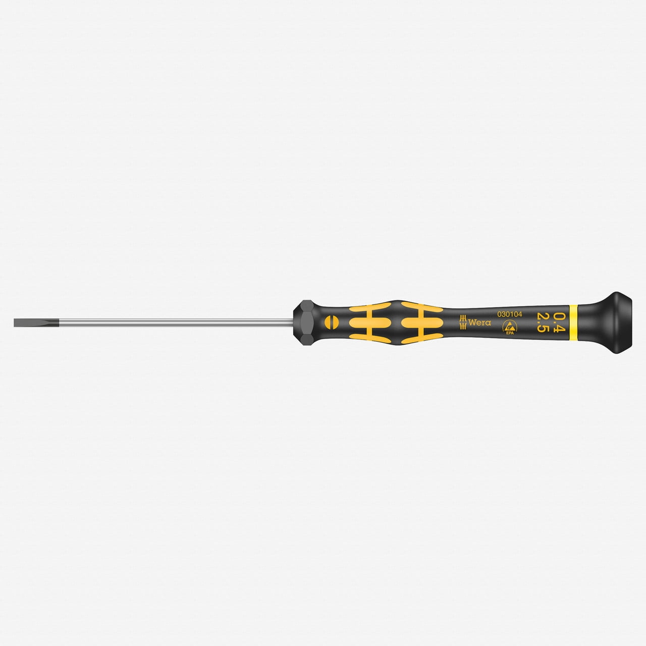 Wera 030104 2.5 x 80mm ESD Safe Slotted Precision Screwdriver - Walmart.com