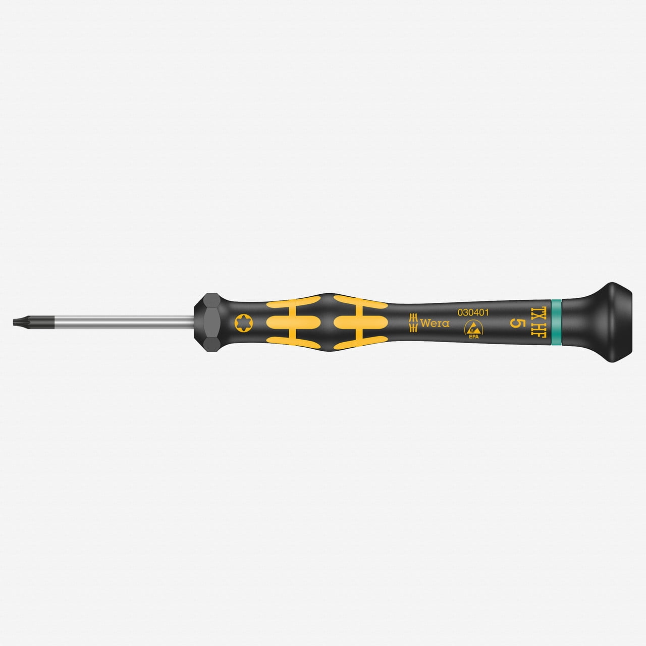 Wera 030401 T5 x 40mm ESD Safe Kraftform Micro Torx HF Precision Screwdriver - Walmart.com
