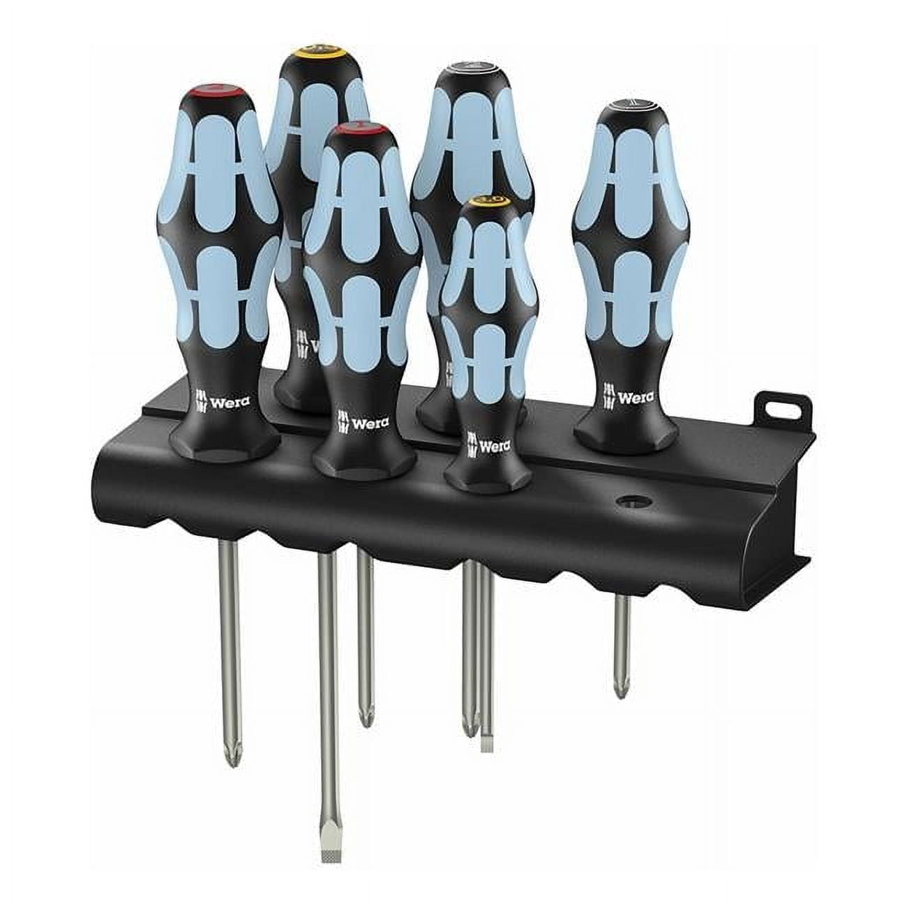 Wera 05032063001 Screwdriver Set with Rack - 6 Piece - Walmart.com