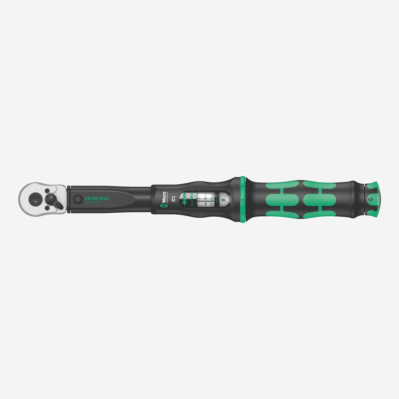 Wera 075620 Torque Wrench 10-50 Nm Reversible Ratchet 1/2" Drive ...