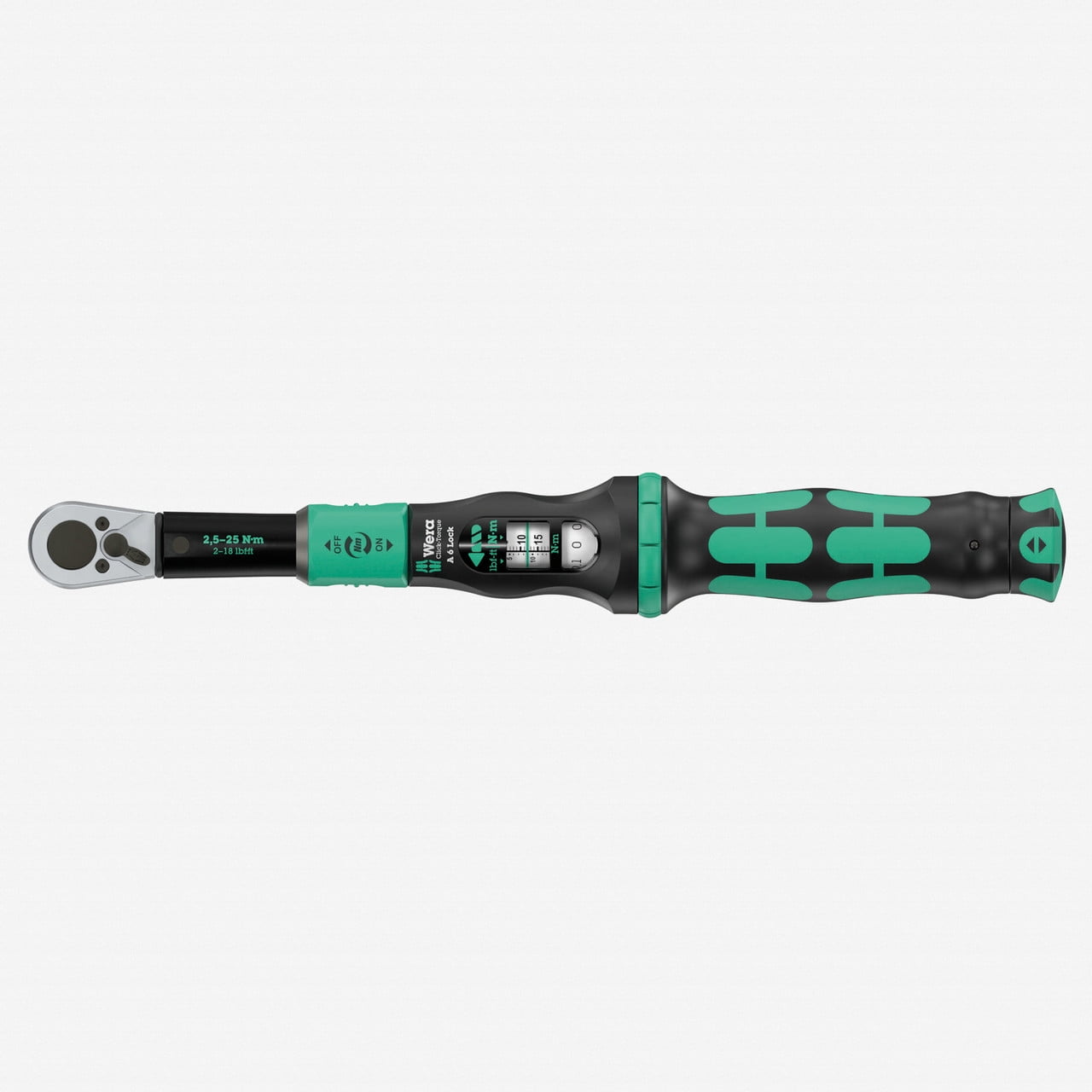 Wera Tools Click-Torque Lock A 6 2.5-25 Nm Adjustable Torque Wrench ...