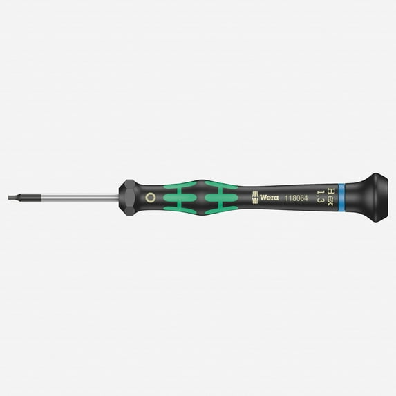 Wera 118064 1.3 x 40mm Kraftform Micro Hex Precision Screwdriver - Walmart.com