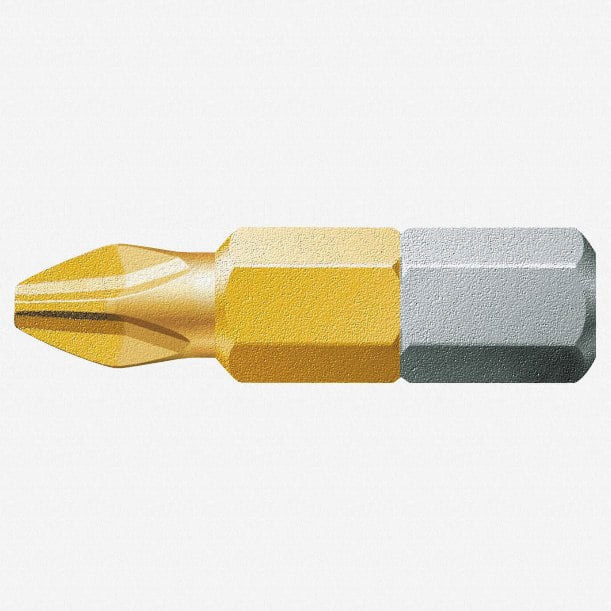 Wera 480172 Titanium-Nitride #2 x 25mm Phillips Bit - Walmart.com