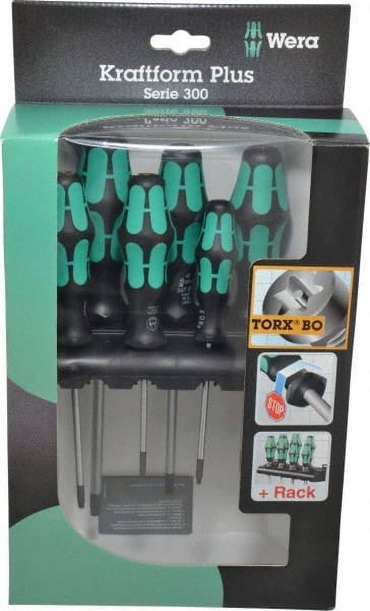 Wera 6 Piece T10 to T40 Micro Handle Torx Driver Set - Walmart.com