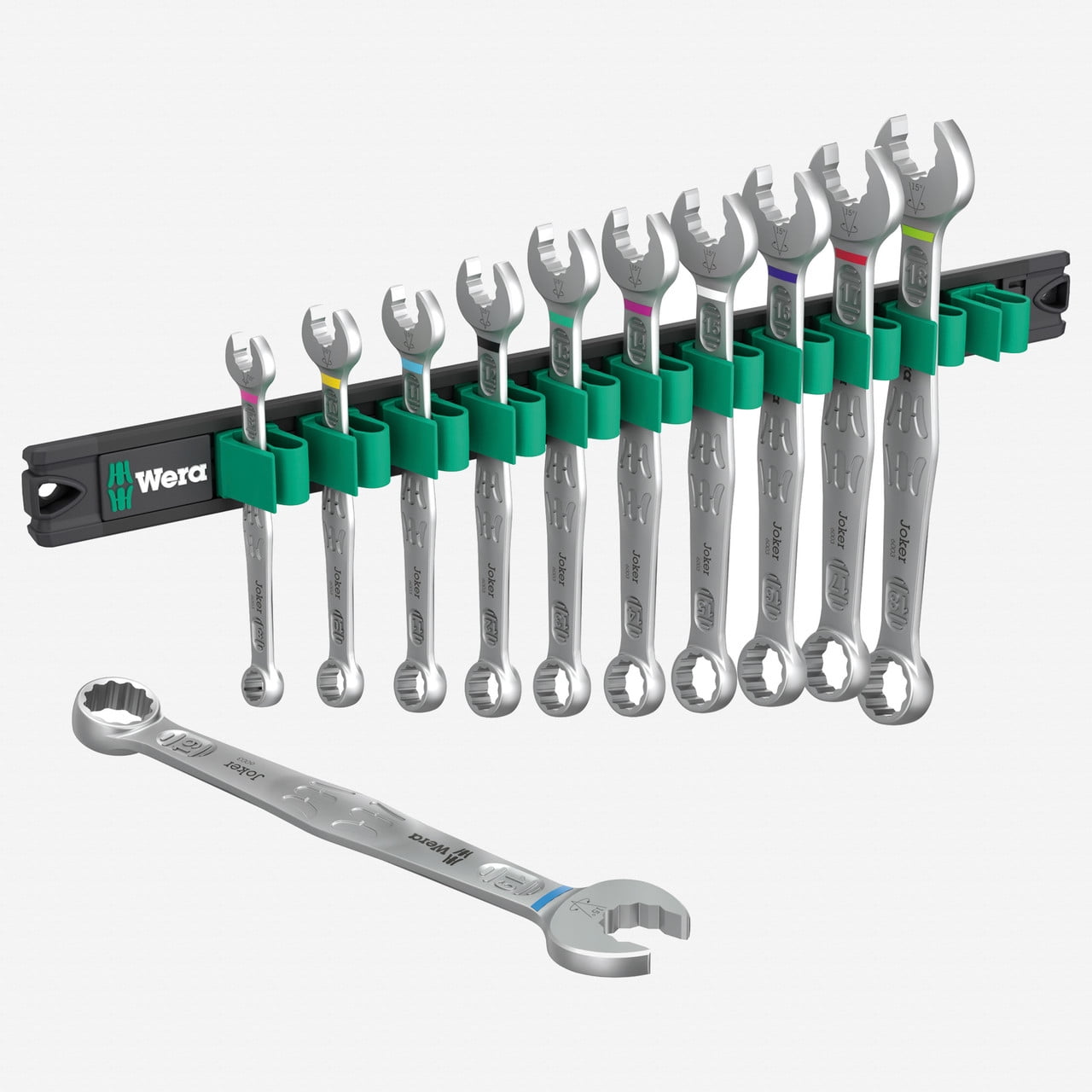 Wera 9640 Mag Rail 6003 Joker Spanner Wrench Set - Walmart.com