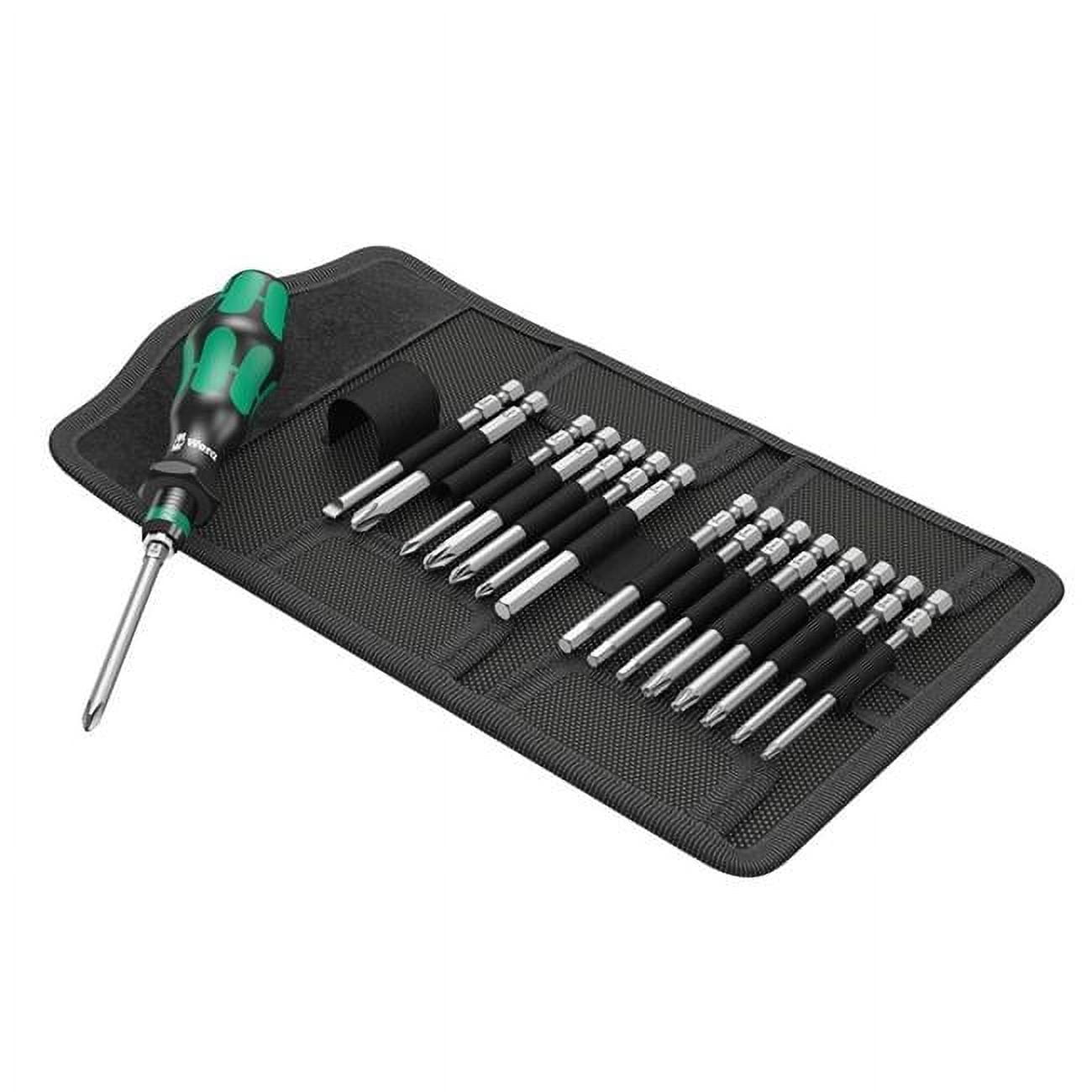 Wera 05059295001 Kraftform Kompakt 60 Bitholding Screwdriver and Bit ...