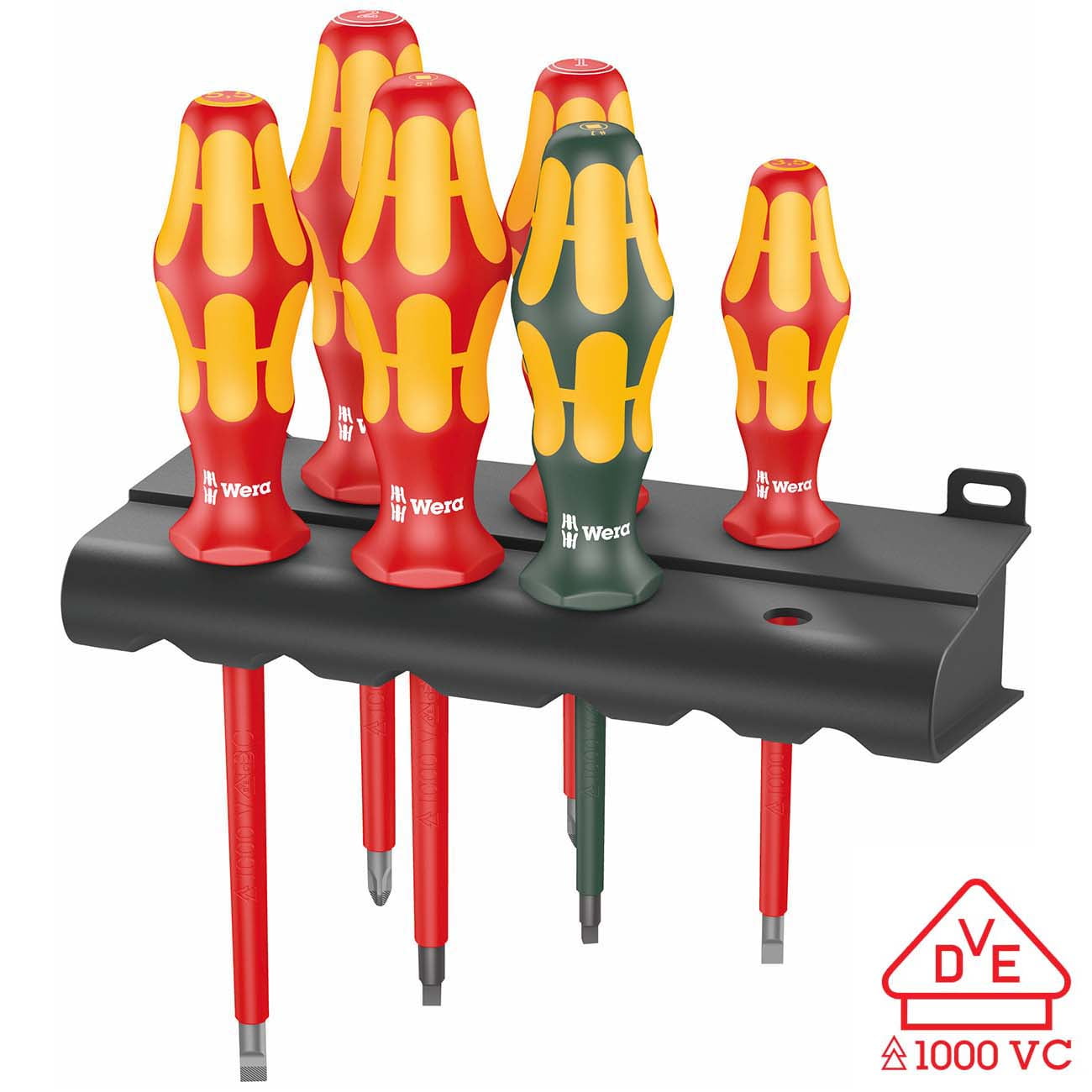 Wera Laser Etched Tip Screwdriver Rack 6 Piece Set - Walmart.com