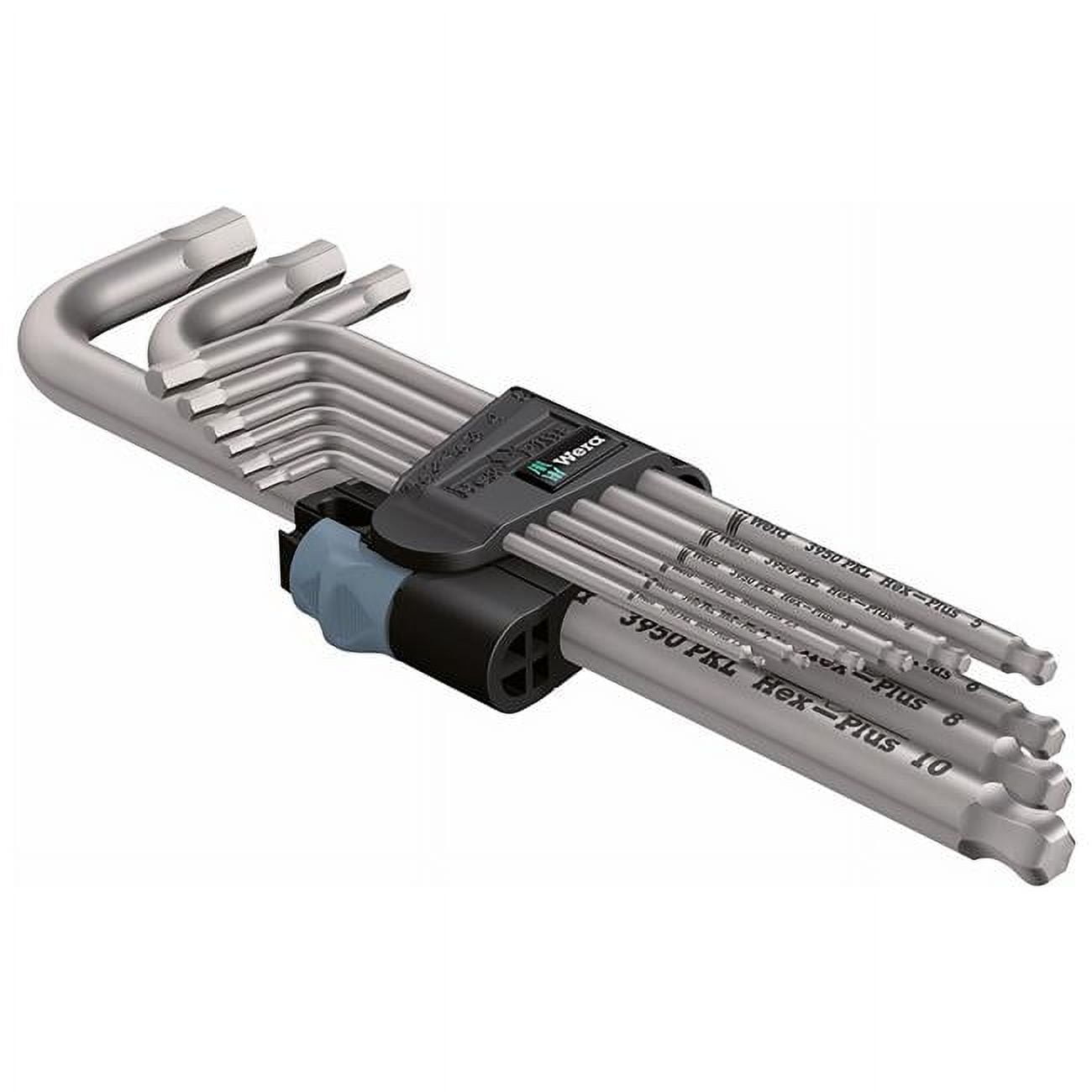 Wera Metric Hex-Plus Stainless Steel L-Key Wrench Set - 9 Piece ...