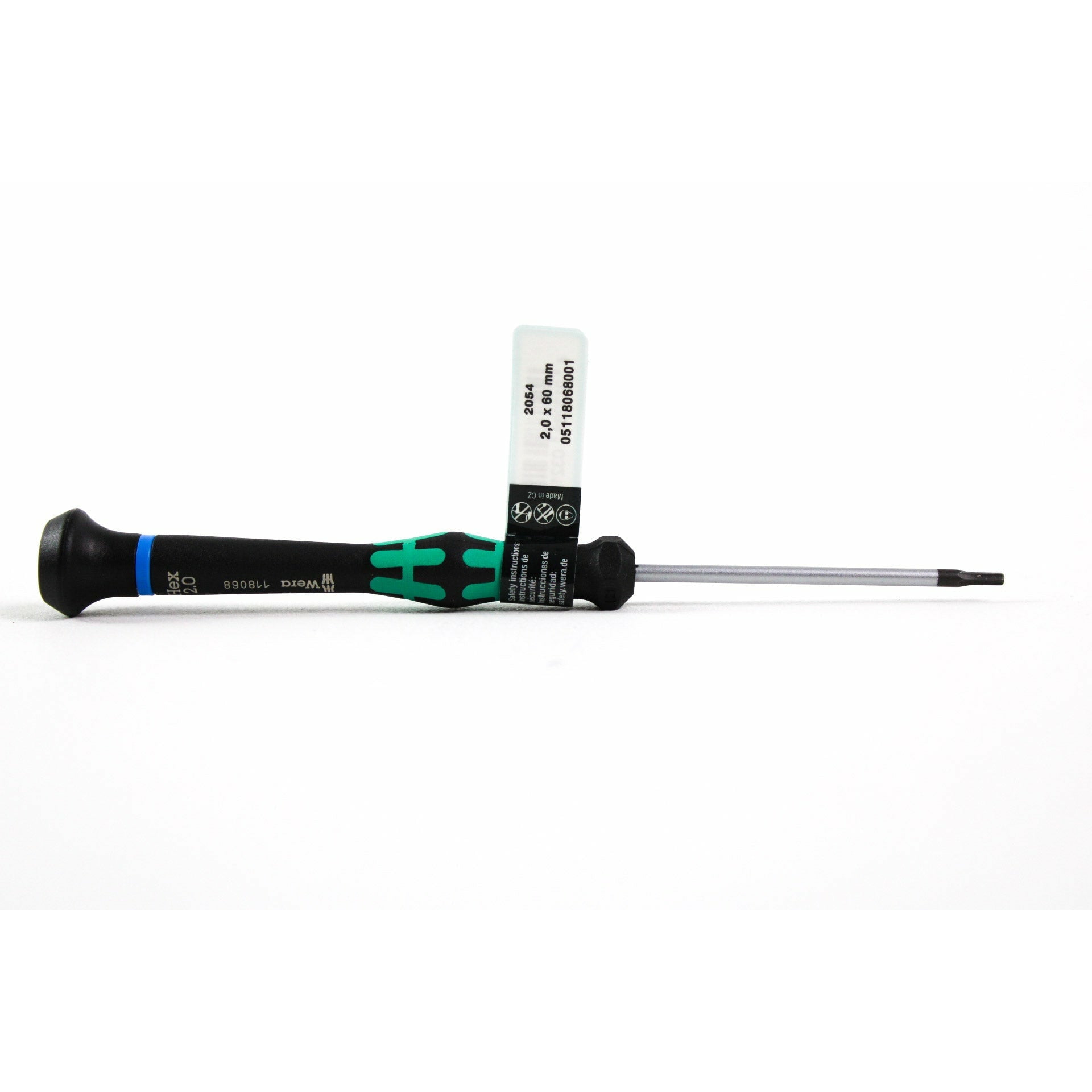 Wera Micro Electronics Precision Metric Hex-Plus Screwdriver - 2mm x ...
