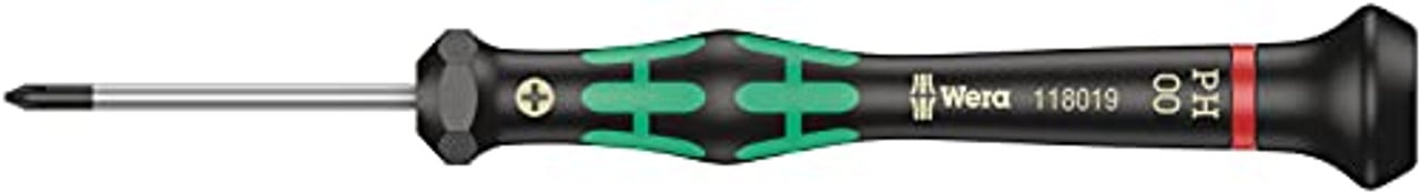Wera Micro Electronics Precision Phillips Screwdriver – PH #00 x 40mm - Walmart.com