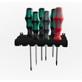 Wera Tools 334/368/6 Kraftform Plus 300 Screwdriver Set And Rack 6Pc ...