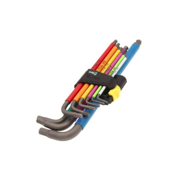 Wera Tools Imperial Blacklaser 950/9 Hex-Plus Multicolor 2 L-Key Set ...
