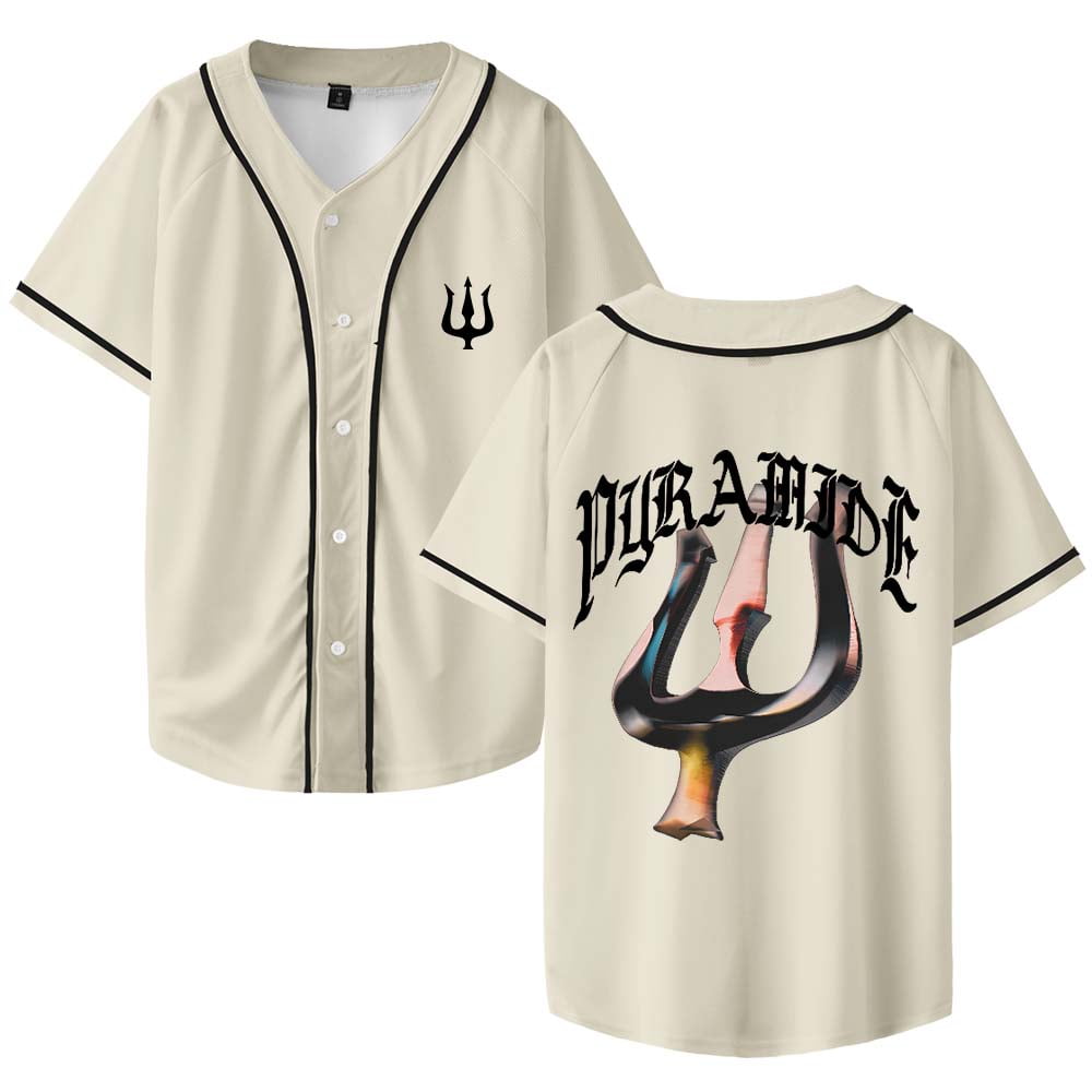 Werenoi Pyramide 2 Merch Baseball Jersey V-Neck Shirt Women Men Short ...