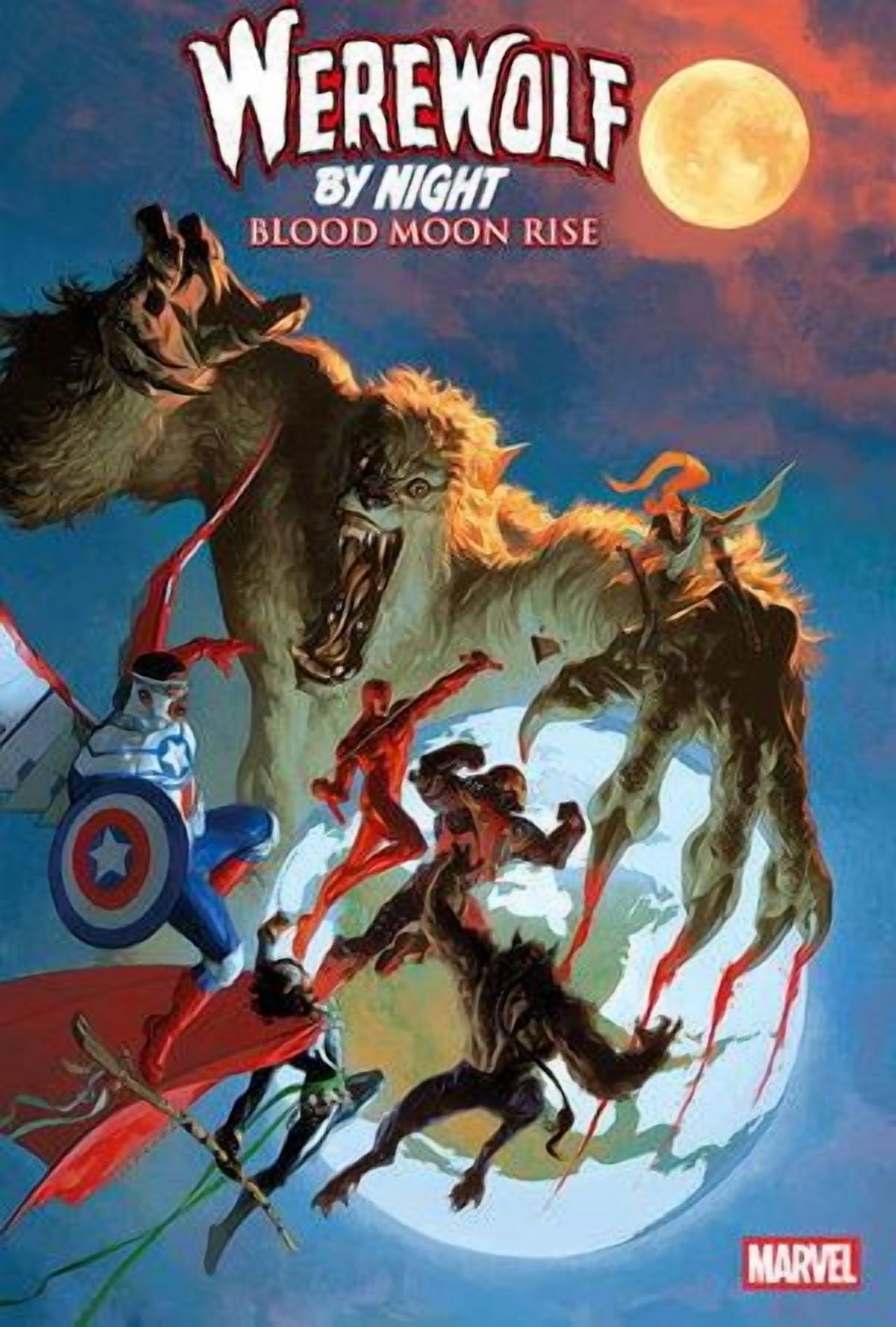 Werewolf By Night Blood Moon Rise #1 Casanovas Var Marvel Prh Comic Book 2025 - Walmart.com